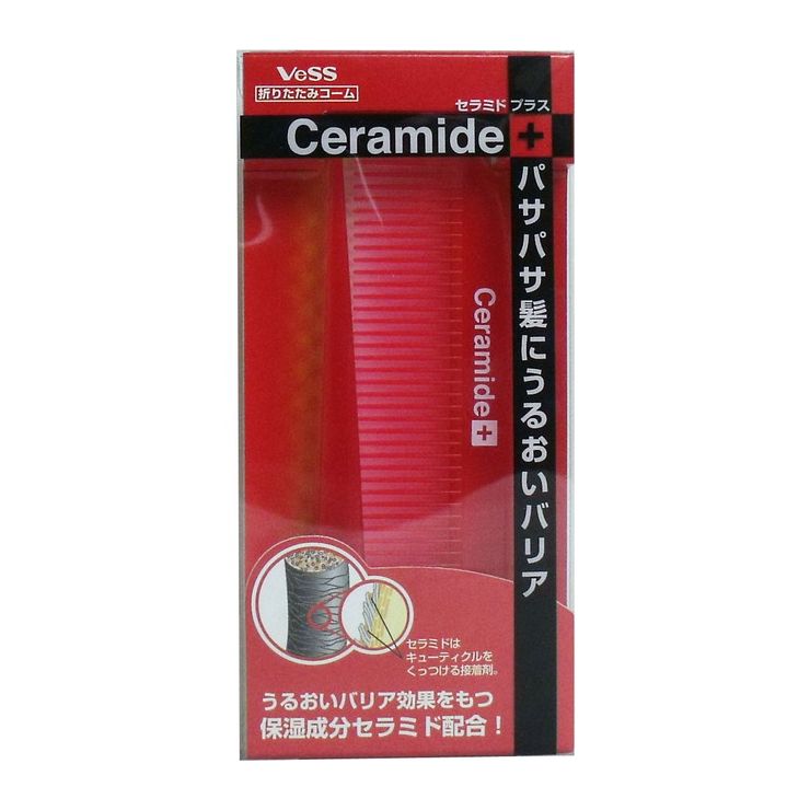 【発売元:ベス工業】パサパサ髪にうるおいバリア♪うるおいバリア効果を持つ保湿成分セラミドが配合されています。セラミドを直径約10μmのマイクロカプセルにして配合した、ヘアコームです。個装サイズ:55X115X10mm個装重量:約20g内容量...