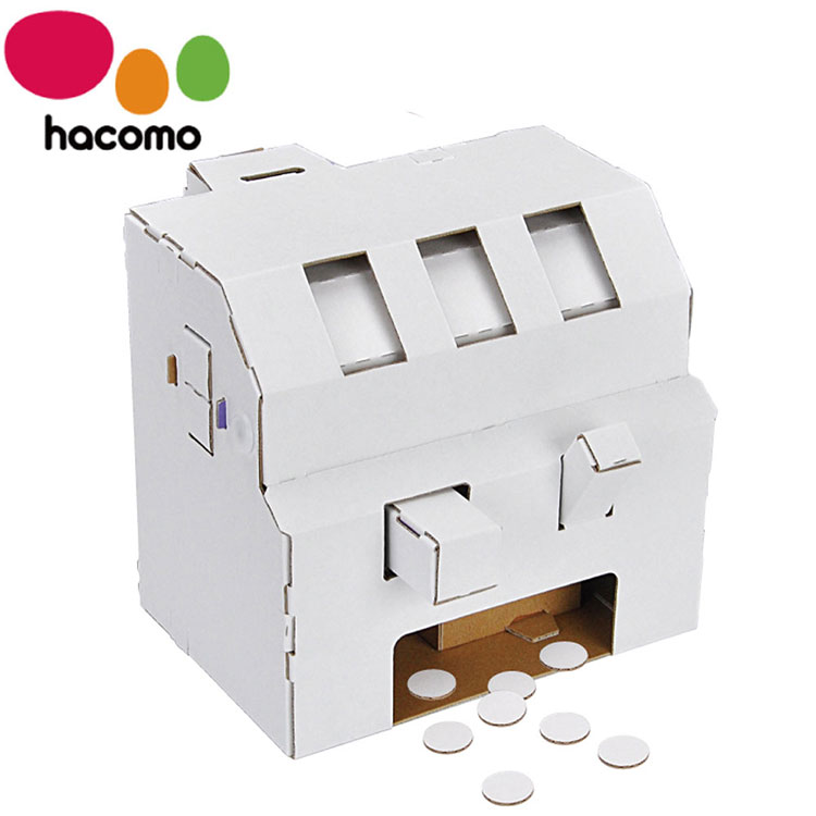 のりもハサミも不要！工具のいらないダンボール素材から出来た工作キット。ノリやハサミなどの道具を使用することなく組み立てることができます。●親子で楽しくコミュニケーション！環境に優しくエコなダンボールで工作をお楽しみください。●白地なのでお好...