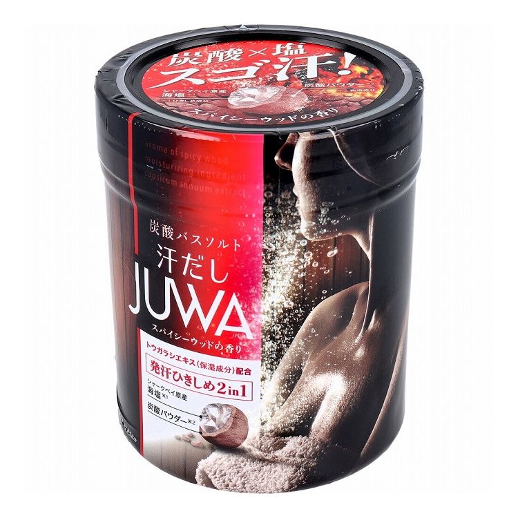 【商品特徴】●じゅわっと弾ける炭酸パウダー(発泡成分)配合。●シャークベイ原産海塩(ひきしめ成分)配合。●トウガラシエキス(保湿成分)配合。●スパイシーウッドの香り。●ウッドブラウンのお湯(透明湯タイプ)。【商品詳細】【浴用化粧料】【成分】...