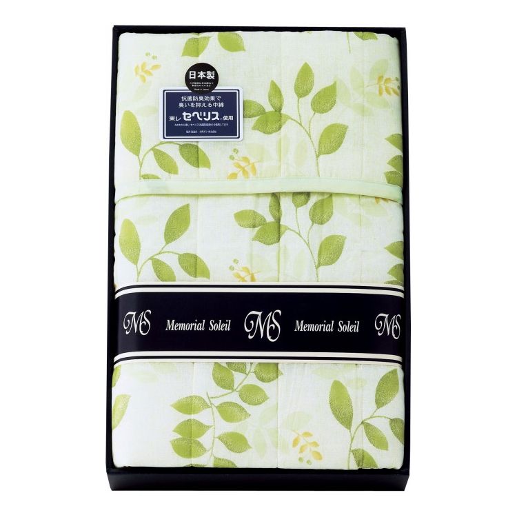 中わたに抗菌防臭素材の東レ・セベリスを配合した機能わたを使用しており、清潔感があります。【セット内容】商品1400×1900mm【商品サイズ】-【材質】側地：綿100%・詰物：ポリエステル100%（0.18kg）商品重量：1000g箱サイズ...