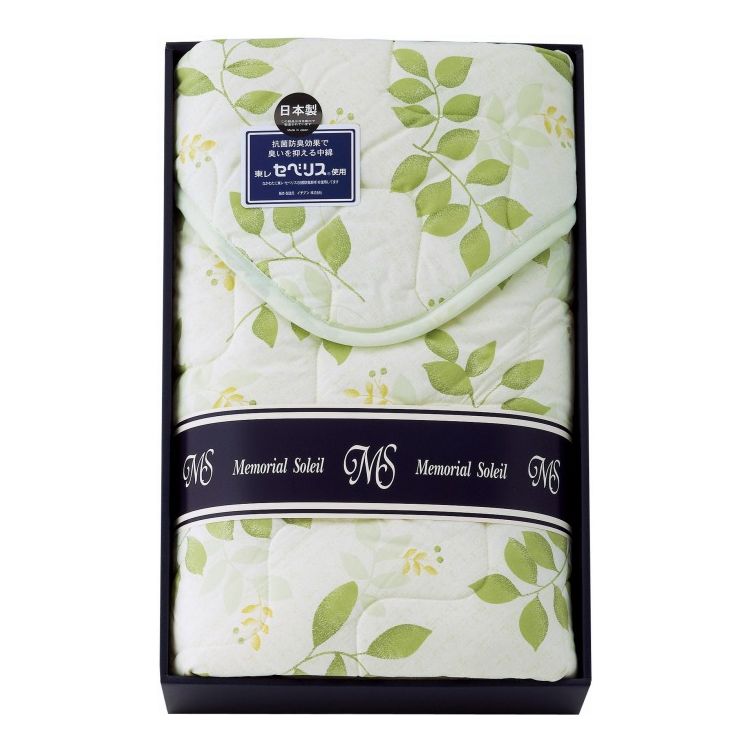 中わたに抗菌防臭素材の東レ・セベリスを配合した機能わたを使用しており、清潔感があります。【セット内容】商品1000×2000mm【商品サイズ】-【材質】表地：綿100%・裏地：ポリエステル65%、綿35%・詰物：ポリエステル100%商品重量...