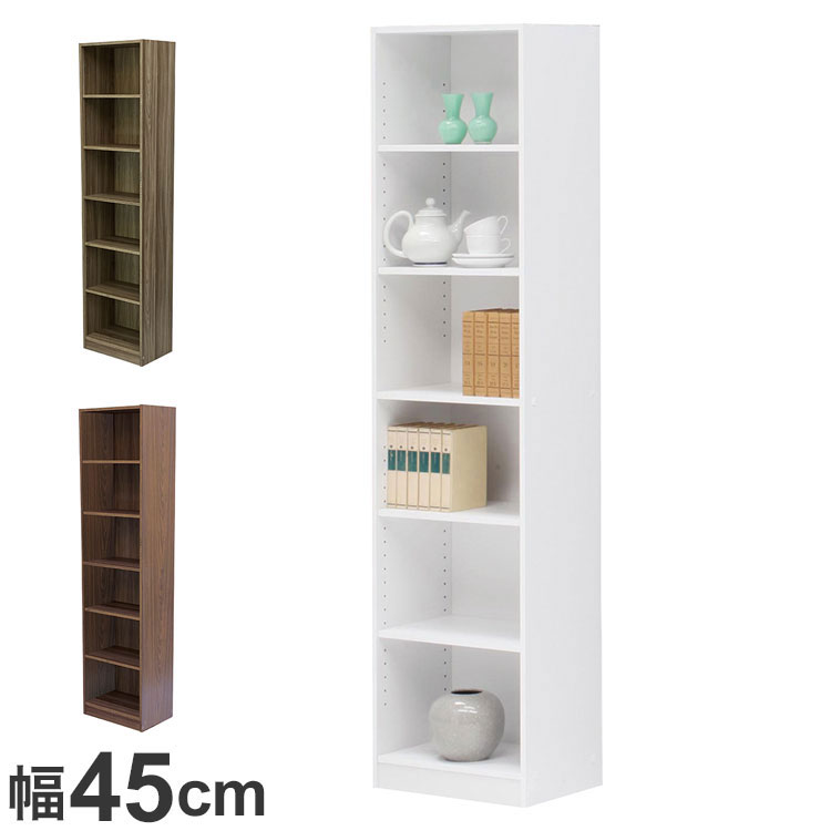 ■商品サイズ幅45×奥行30×高さ180cm■素材プリント化粧合板■重量24kg■生産国マレーシア■特徴・シンプルベーシックな可動棚板付き書棚です。・お客様組立商品になります。■梱包サイズ幅36×奥行8×高さ185【代引きについて】こちらの...