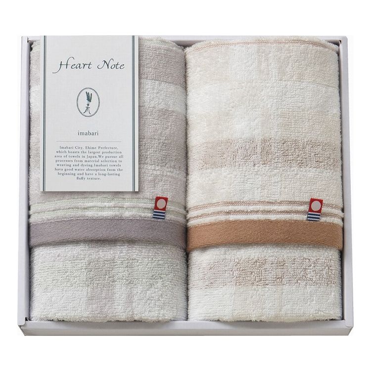 今治タオル Heart Note フェイスタオル2P HN-0026【商品説明】上品でナチュラルなチェック柄は世代を超えて愛されるデザイン優しく上品なナチュラルカラーの今治タオルです。世代を超えて愛される定番のチェック柄と、シンプルでナチュ...