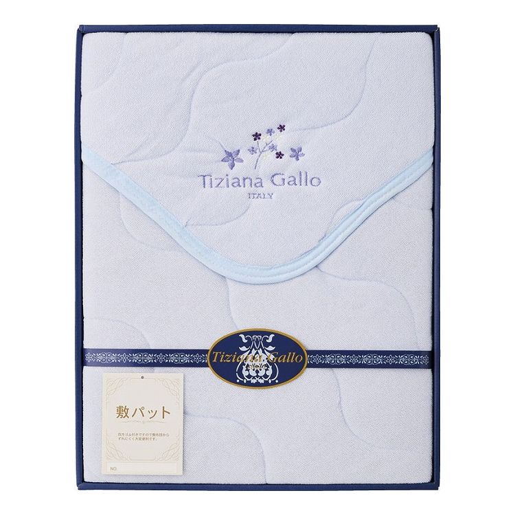 ティツィアナ・ガロ シンカーパイル敷パット ブルー TP-3052BL【商品説明】イタリアのブランド「Tiziana Gallo」がお届けする寝装品ギフト。イタリアらしいシックでありながらどこか親しみを感じられるワンランク上のセンスを感じさ...