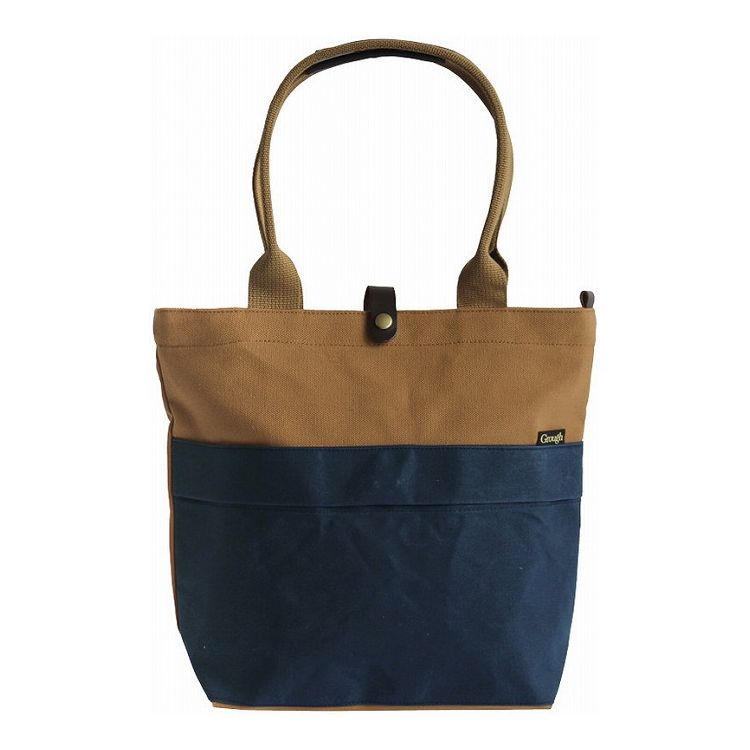 そだてる帆布Grough パラフィン加工帆布×レザー トートバッグ ネイビー×ブラウン GRH50100-NV【商品説明】パラフィン加工をした帆布は、使い始めはハリ感が強いですが、次第に馴染んでいき革のように経年変化を楽しむことが出来ます。...