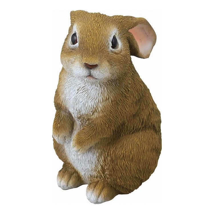 セーブインダストリー ミニうさぎ SV-5868【商品説明】▼お庭や玄関からかわいいウサギがひょっこりお出迎えします。▼置くだけでかわいいオーナメント。お部屋のインテリアにも最適です。 ポリレジン樹脂 原産国中国 ※手作りのため、色・形が異...