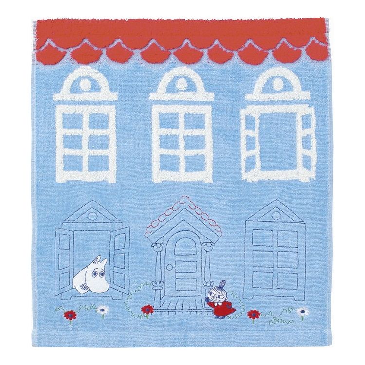 リトルミイ 家の前のリトルミイ ウォッシュタオル 1405013700【商品説明】ムーミンハウスデザインのウォッシュタオルです。無撚糸タオルは触り心地ふわふわ、使い心地も抜群です。 無撚糸・スチームシャーリング・ヨコ織り・アップリケ刺繍 綿...