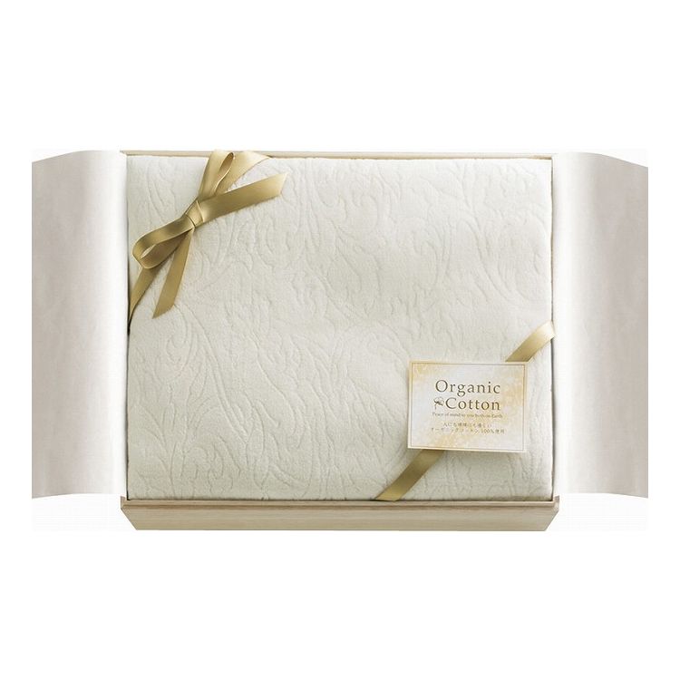 オーガニックコットン綿毛布（国産木箱入） KOGC-25075【商品説明】オーガニックコットンを使用した日本製の毛布です。特別な贈り物にぴったりの国産木箱入です。 綿100%（オーガニックコットン） 原産国日本 【代引きについて】こちらの商...
