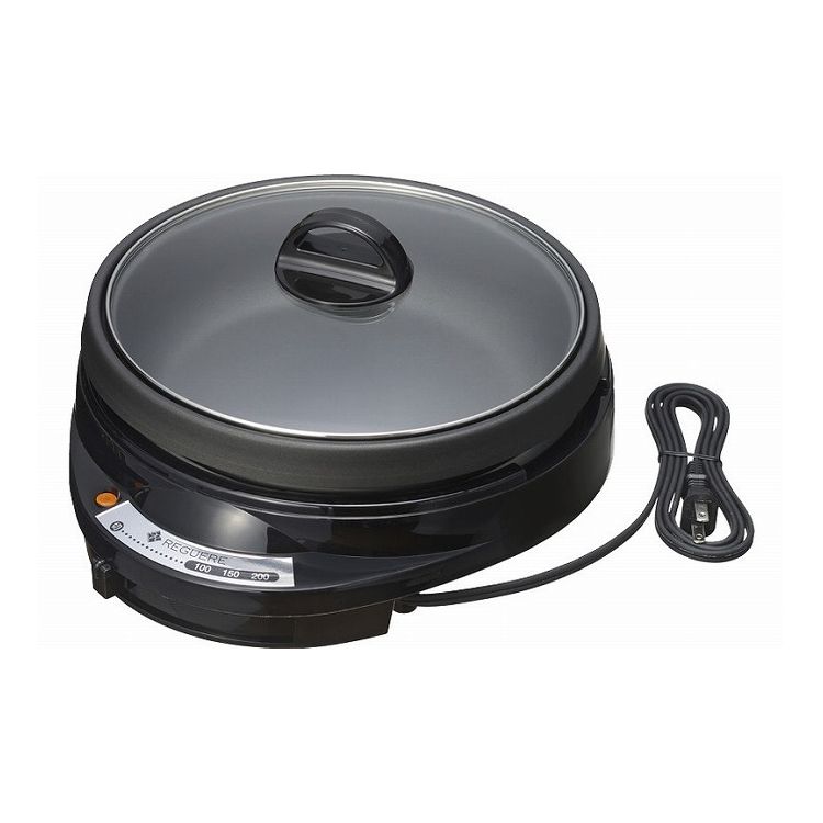 レギュールII 温調式グリルパン MJ-0720【商品説明】本体：ポリプロピレン、プレート：アルミニウム合金（フッ素樹脂加工）、蓋：強化ガラス ★コードの長さ：1.4m　★消費電力：1050W 原産国日本 【代引きについて】こちらの商品は、...