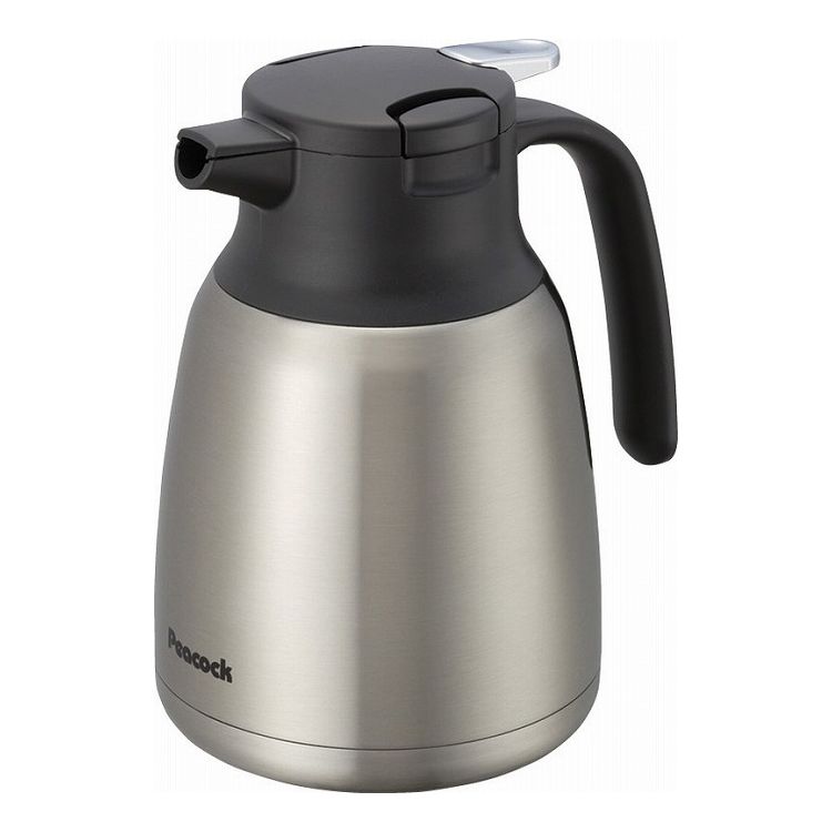 ピーコック ステンレス製ハンディポット1L AHR-100【商品説明】保温・保冷OK。ワンタッチで簡単に中せんの着脱が出来ます。レバーを押すだけでスムーズに注げるプッシュレバー開せん。 コンパクト設計なので場所も取らず持ち運びもラクラク。 ...