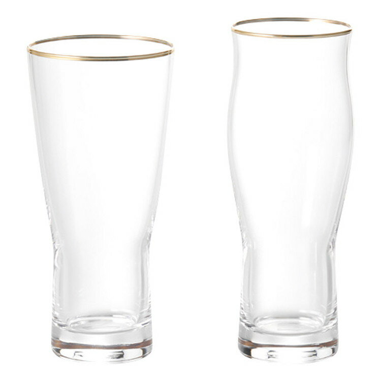 ビールの種類によって飲み比べが楽しめるグラスのセットです。のどごしグラス（径7.7×16.3cm・410ml）・くちあたりグラス（径6.4×17.3cm・390ml）×各1ガラス【代引きについて】こちらの商品は、代引きでの出荷は受け付けてお...