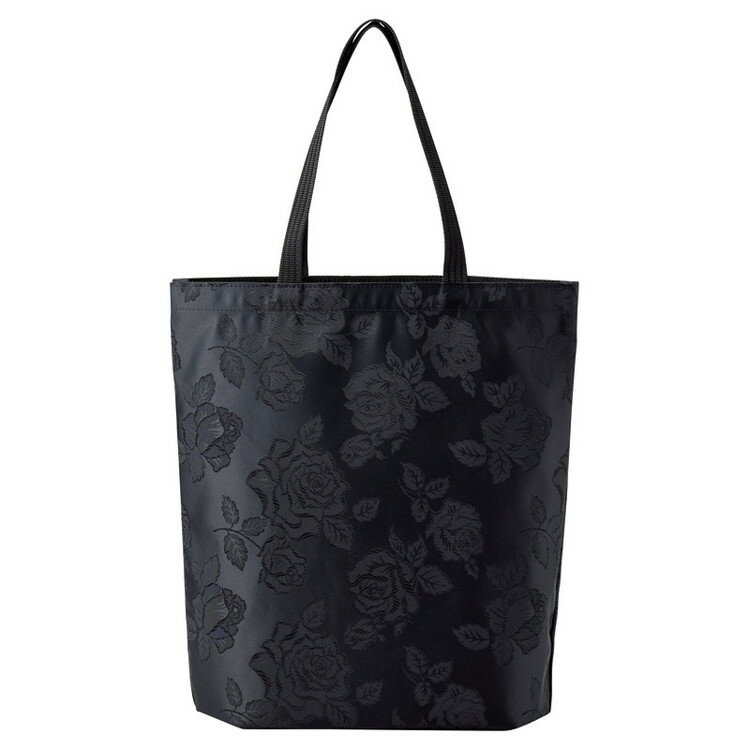 光沢あるバラ柄を織り込んだ高密度ジャガード生地を使用しており、とても軽くて丈夫です。フォーマル時、上品なサブバッグとしても重宝します。オープン開閉式。内吊ポケット×1室。表地:ポリエステル、付属:ポリプロピレン、ナイロン（ポケット部）35×...