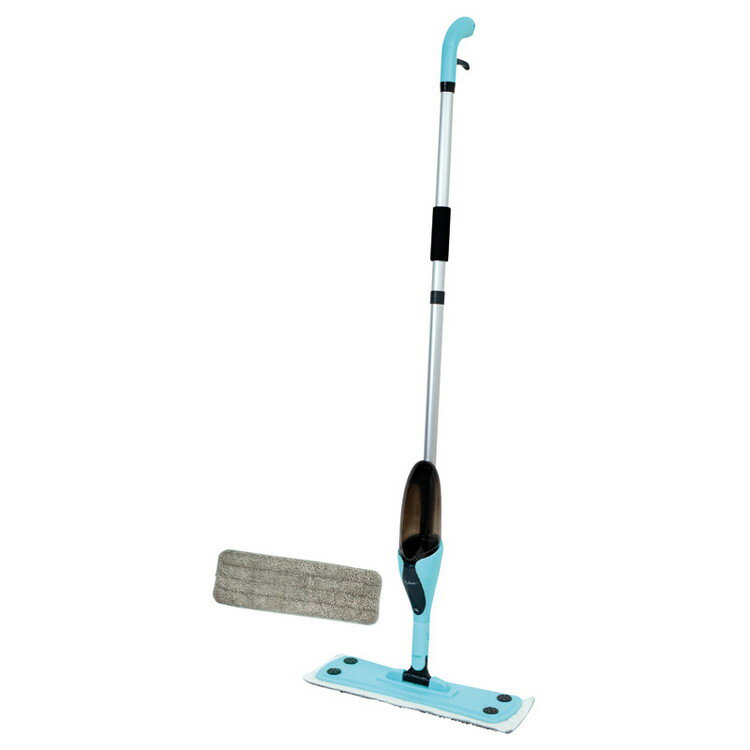 手元のレバーを握るだけで水を噴射するので、手を汚さずに立ったまま簡単に水拭きができます。本体（14×40×126cm）・スペアモップ×各1PP、アルミ、ABS、PET、ポリエステル【代引きについて】こちらの商品は、代引きでの出荷は受け付けて...