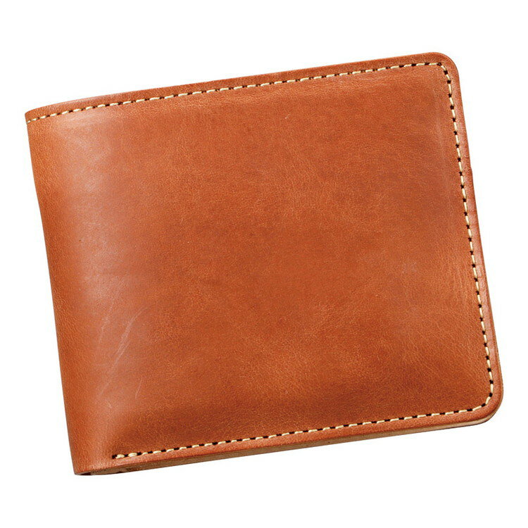 ワックスとオイルを染込ませたヌメ革は使い込むほどに色艶を増し、一人一人の個性あるアイテムへと育ちます。内側にはナチュラルなヌメ革を使用したメリハリあるデザインです。ホック小銭入×1室、カード入・ポケット×各3室、札入×2室。牛革（ワックスオ...