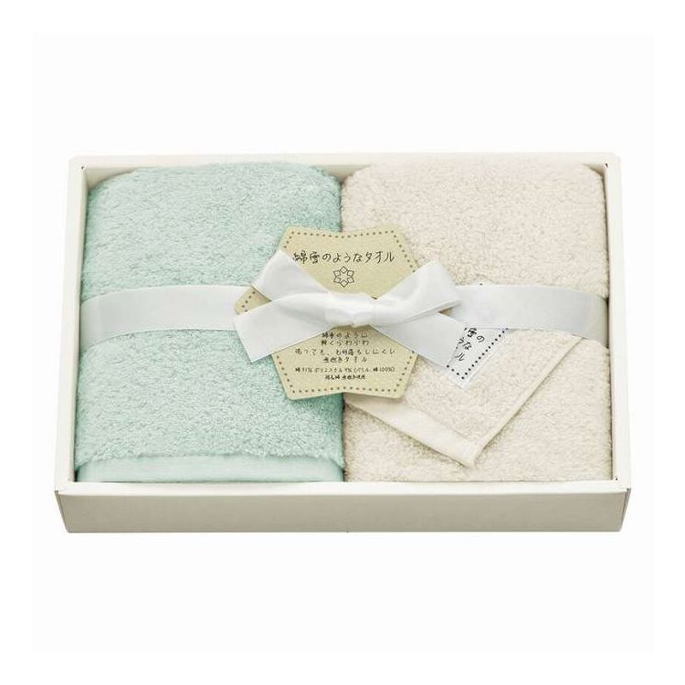 綿雪のように軽く、ふわふわ。洗っても毛羽落ちしにくい無撚糸タオル。【セット内容】-サイズ：約34×80cm重量/容量：0.3kg箱サイズ：20×30×6cm材質：綿91%・ポリエステル9%（パイル:綿100%）【代引きについて】こちらの商品...