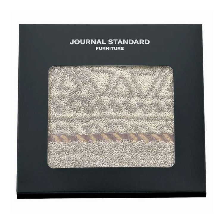 時流をとらえたファッションのようなスタイルを提案するJOURNALSTANDARDのインテリアブランド。ブラウン、グレーとネイビーの落ち着いたカラーの組み合わせなので、様々な贈答シーンにお使いいただけます。パイルにエコロジカルでソフトな風合...