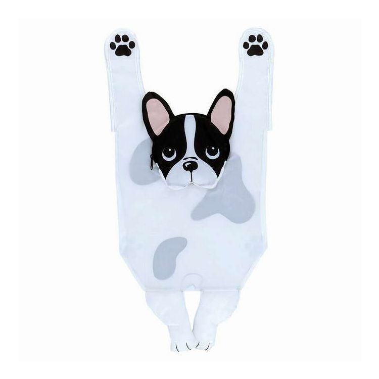 コンパクトに収納できる持ち運びに便利なエコバッグです。染料プリント、再生ポリエステル、カラビナ★カラビナ付【セット内容】-サイズ：約35×52cm（装飾部分含めず）（収納時:約19×17cm）重量/容量：-箱サイズ：-材質：ポリエステル10...