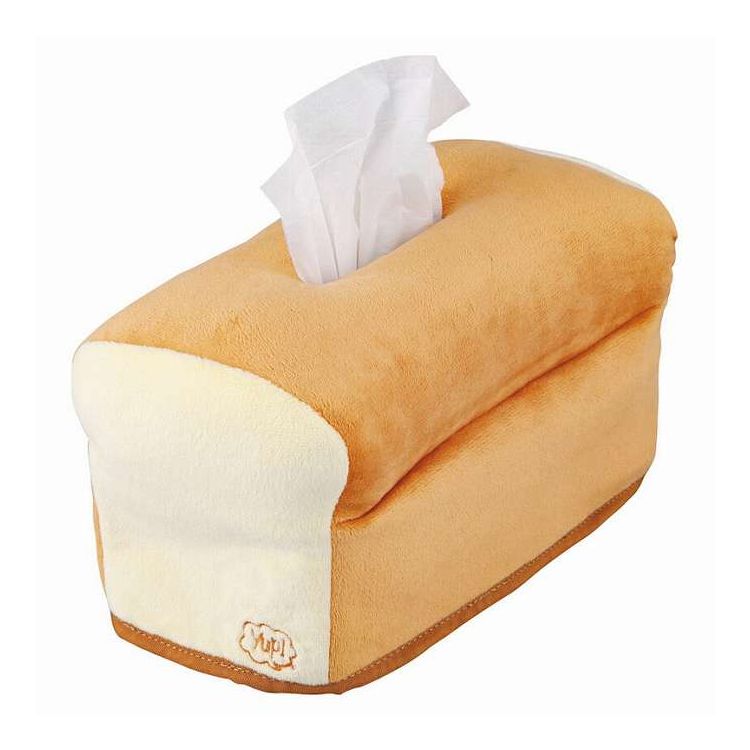 食パンをモチーフにしたユーモアあふれるデザインのティッシュボックスカバーです。丸眞株式会社の「yup!（ヤップ）」というブランドは、レッドカップキャンペーンに取り組んでいます。この商品の売り上げの一部は国連WFP協会へ寄付させていただきます...