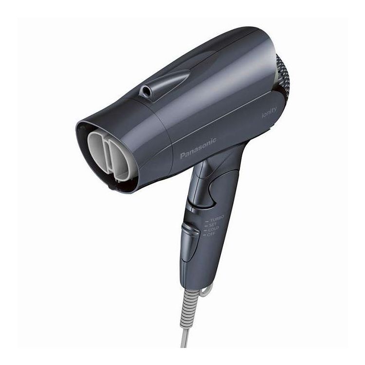 コンパクトでも風量1.3?/分で、パワフルドライ。速乾ノズル縦型の強風と弱風で、ぬれた毛束をほぐし、長い髪や多い髪もスピーディーに乾燥マイナスイオンで、さらさら感のある髪へマイナスイオンに含まれる水分を熱から守る外付け方式により、髪にしっか...