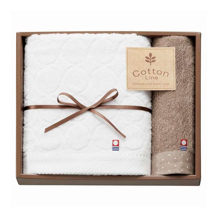 どこか懐かしく、飽きる事のない小さいドット模様。どなたに贈っても喜んでいただけるナチュラルカラーの今治タオルです。洋菓子などとセットするのにオススメです。日本製今治マーク（第2023-1625号）※デザイン・内容等が変更になる場合がございま...