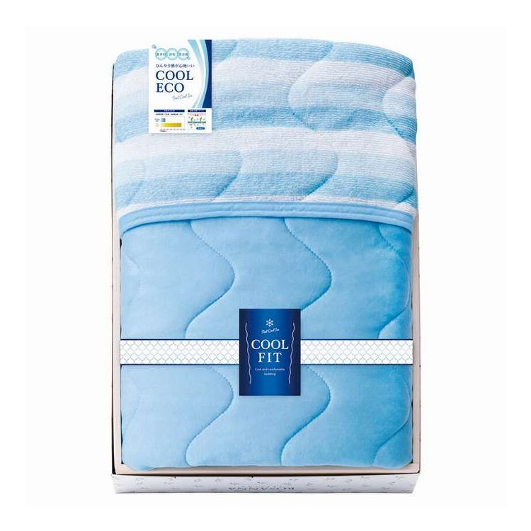平地=ひんやり涼しい・パイル=季節に合わせて使えるリバーシブルタイプリバーシブル【セット内容】-サイズ：130×180cm重量/容量：-箱サイズ：42×30.5×8.5cm材質：平地:ポリエステル100%（クールフィット）、パイル部:ポリエ...