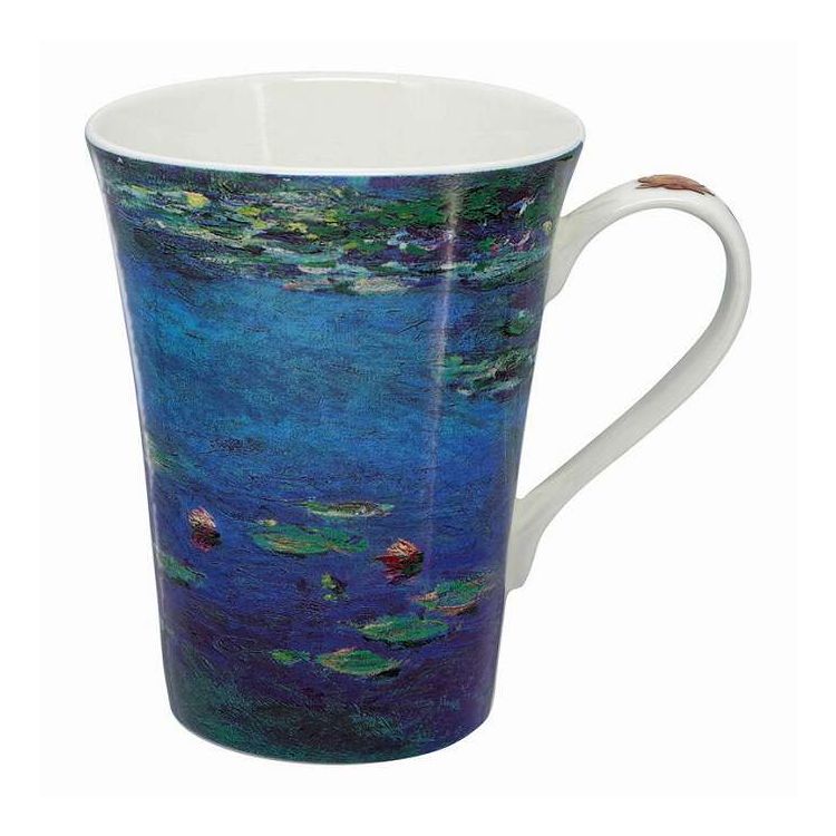 名画の世界をそのまま閉じ込めたマグカップ。トランペットスタイルのマグカップはインテリアとして飾っても絵になるデザインです。仕様前には、ぬるま湯で手洗いし、完全乾燥してください。（中性洗剤を使用してください）電子レンジ:可※連続加熱不可煮沸消...