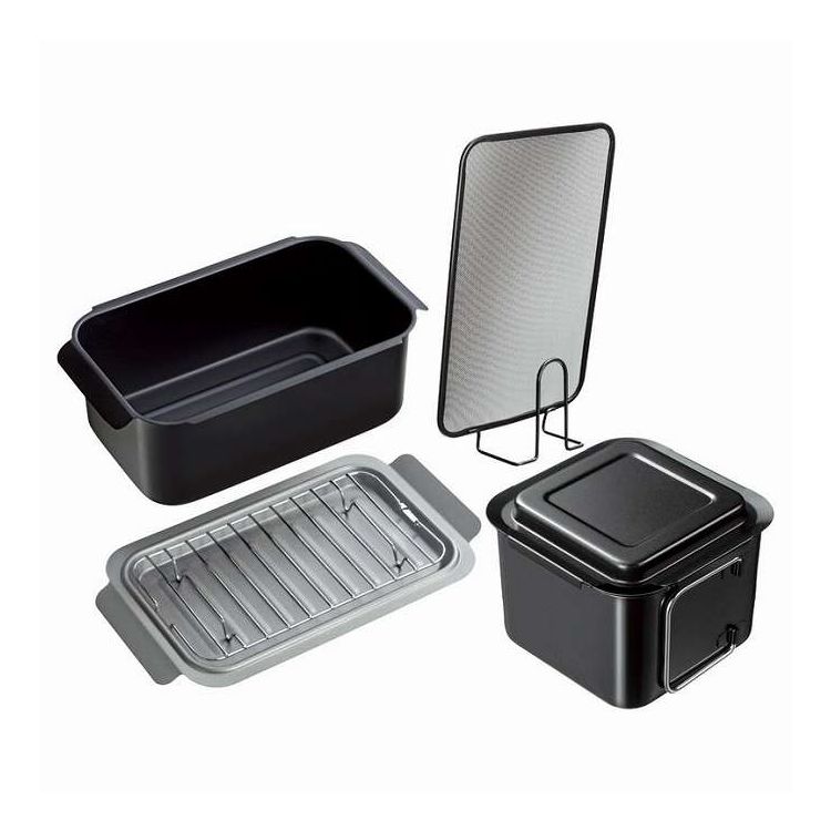 ちょこっと揚げにぴったり長い食材もゆったり。少ない油で揚げられるコンパクトな角型揚げ鍋「揚げモノを楽しく快適に」ベタベタ、ギトギト、美味しいけど揚げ物ってめんどうそんなお悩みを解決した「ちょこっと揚げ」のシリーズですコンロ周りを汚す油ハネを...