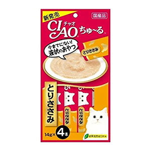 とりささみ今までにない液状のおやつです。ちゅ〜っと出して、猫ちゃんがペロペロなめて楽しめます。とりささみをペーストにしました。商品情報●原材料：鶏肉、ほたてエキス、糖類（オリゴ糖等）、植物性油脂、増粘剤（加工でん粉）、ミネラル類、増粘多糖類...
