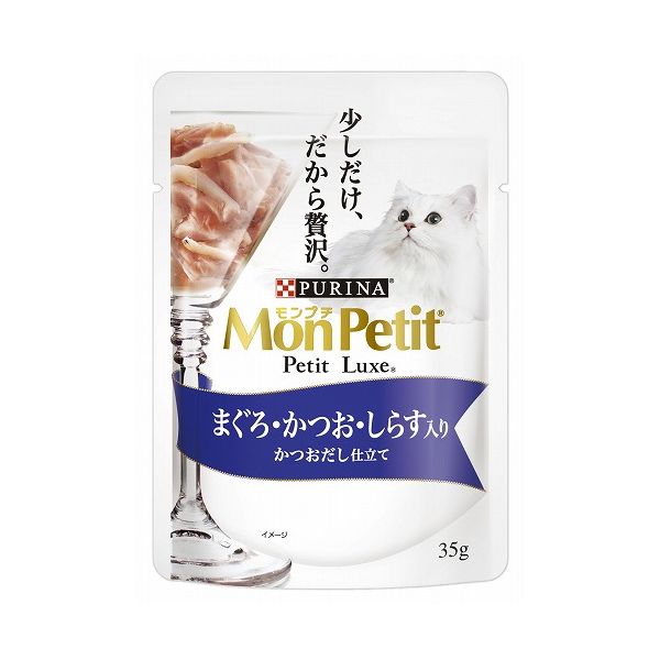 【商品説明】少しだけ、だから贅沢を。■選び抜かれた原材料と旨味たっぷりレシピ厳選されたまぐろとかつおに、しらすを添えた贅沢メニュー■少しだけ、だから贅沢をいつもの食事をちょっぴり贅沢に。ご褒美やトッピング、特別なひと時にもぴったりな、35g...