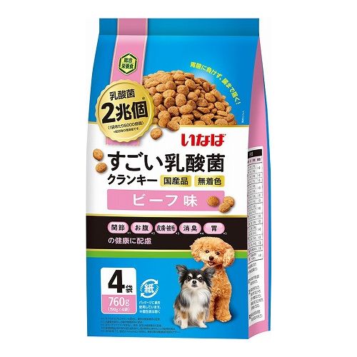 【商品説明】商品説明・乳酸菌3000億個配合で、わんちゃんの健康を維持し、お腹の調子を保ちます。・総合栄養食・関節、お腹、皮膚・被毛、消臭、胃の健康に配慮・野菜パウダーをトッピング。・保存に便利なチャック付き。・原材料(成分)穀類(とうもろ...