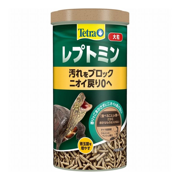 【商品説明】・香りでニオイを隠すハーブとは異なり、ニオイをフンの粒子の中に永久に閉じこめます。・カメの腸内に住んでいる善玉菌の栄養源となるオリゴ糖含有の酵母菌などを配合することで、善玉菌の増殖を助け、消化吸収をサポート。水の汚れも抑えます。...