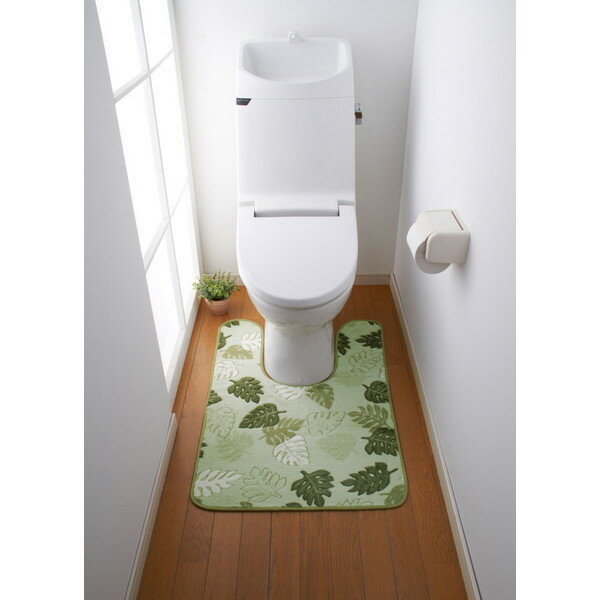 サイズ：約タテ90xヨコ60cm組成：ポリエステル100%（裏面すべりにくい加工）生産国：中国【配送について】こちらの商品は、代引きでの出荷は受け付けておりません。【送料について】北海道、沖縄、離島は送料を頂きます。サイドロングトイレマット...