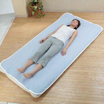 ■梅雨時のジメジメしたフトン、真夏の汗でじっとりしたフトンの上に敷いて寝ればいつもサラッとドライに快適な睡眠をサポート。■東レの"クールモーション(R)"を使用したこのパッドは、素早く汗を吸いとり乾きが早い！■独自の加工によりお肌からの熱の...