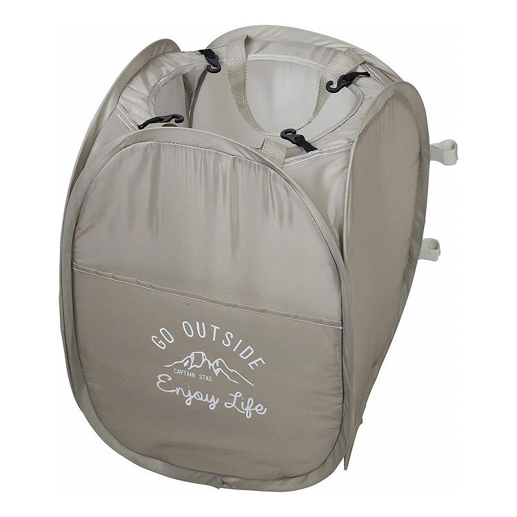 【商品説明】組立簡単なポップアップ式のダストボックス。アウトドアでの洗い物などの整理にも♪たたんでコンパクトに収納。製品サイズ(約)幅380x奥行380x高さ500mm材質（品質）本体生地：ポリエステルフレーム：バネ鋼仕様/その他ポップアッ...