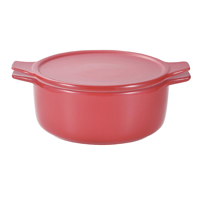 簡単＆時短のオーブン・電子レンジ調理器具。そのまま食卓に出せ、フタはお皿として使用できます。※ガス火、IHには使用できません。■原産国：中国【送料について】北海道、沖縄、離島は送料を頂きます。おまかせ！オーブンレンジ鍋直径15cm/浅型/レ...