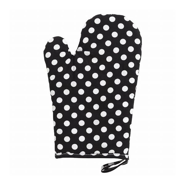 コットン100％素材のミトン。サイズ（約）幅25.5×奥行1.4×高さ18cm材質:生地/綿100％中芯/綿100％耐熱・耐火繊維ではありませんので、オーブンや直火での使用や、ミトンが焦げるほど高温に熱せられた調理具や食器類、その他のご使用...