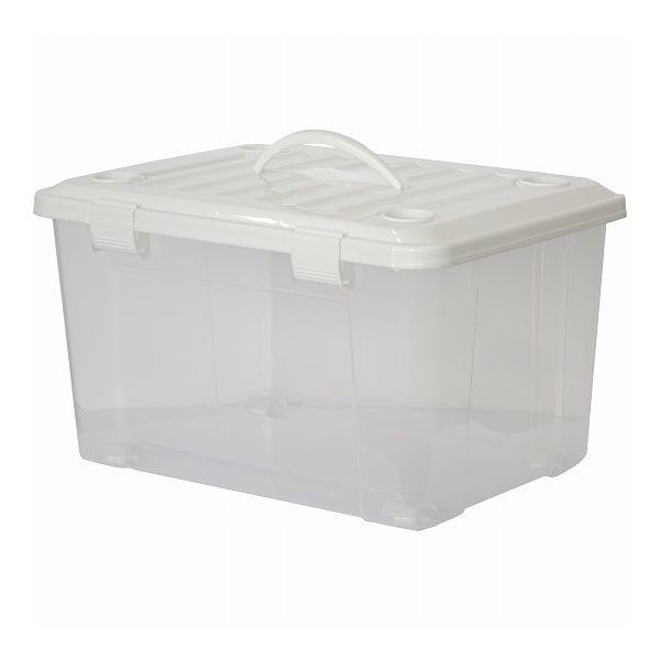 持ち運びに便利なハンドルが付いた収納ボックスです。“フリーボックス”という名前の通り、様々な物を自由に収納できます。ハンドルが付いているので、押入れやクローゼットから取り出したり、持ち運んだりしやすいのが特徴です。底部にコロが付いているので...