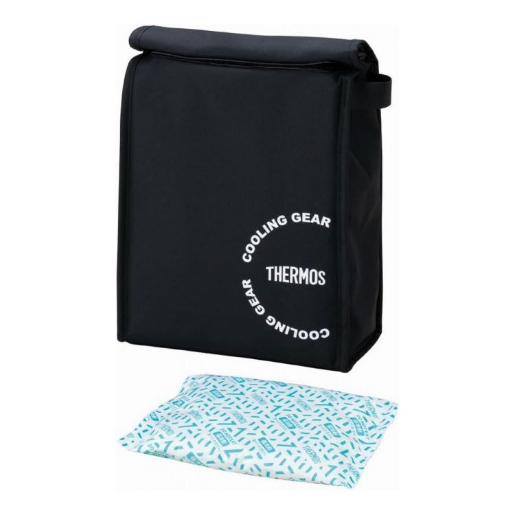 冷やしたタオル、ペットボトルなどを持ち運べる保冷バッグ。コンパクトなのでバッグにもすっぽり！サーモスオリジナル保冷剤付き。Isotec断熱構造で冷たさ長持ち。運動やスポーツ観戦、レジャーや普段使いにも使用できます。サイズ（約）幅19.5×奥...