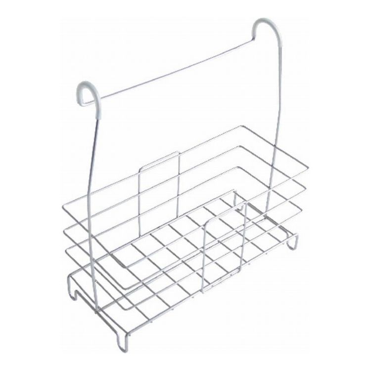 タオル掛けバーに吊るすだけで収納スペースがつくれるステンレス製バスケット。浴室やランドリー周りのタオルバーに、収納スペースを作れる。水切れが良く、サビにくいので衛生的に使える。ボトルの底がヌメリにくくカビの発生も抑えられるため、浴室などの水...