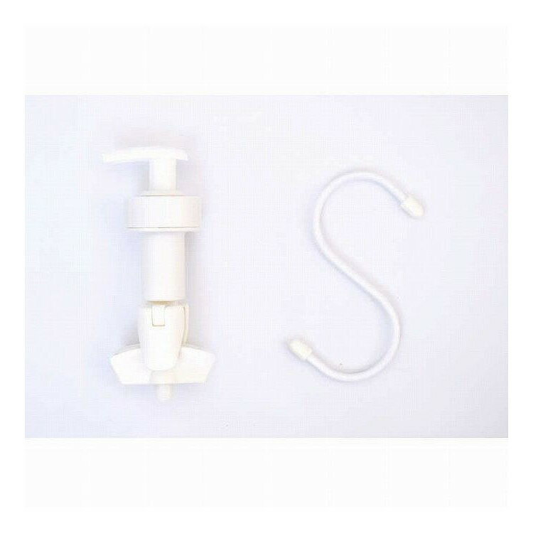 水がなくてもトイレが出来る！備えて安心！水なしすばやく固めてニオイをとじ込める！災害、断水、停電時に！1つあたりサイズ（約）ポンプ本体/約5.5×4.5×12.5cm　フック/約7.6×3.75×0.65cm材質:ポンプ/ABS、シリコン、...