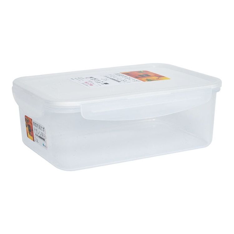 調理や保存に便利な、パッキン付き密閉保存容器。容量2.6Lの角型タイプ。4点ロックとパッキンでしっかり密閉。パチッとロックして鮮度を逃がさず汁モレを防ぐ。※完全密封容器ではない。フタを外せばレンジで加熱可能。冷凍保存もできるので使い勝手良い...