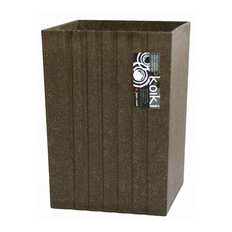 シンプルモダンスタイルにも良く合う、スクエアタイプのゴミ箱。天然木（間伐材）入りで、地球にやさしいくず入れ。現代の生活にとけ込み、日本らしさを表現した、粋な格子デザイン。和室でも洋室でも、どこに置いていても馴染みがいい。どんなシーンにも合う...