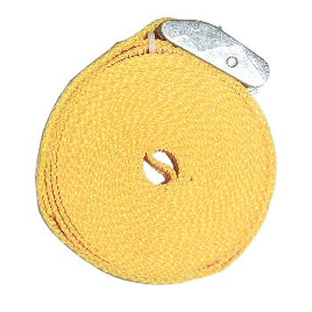 【商品詳細】荷物の色分けに便利、強度のある高品質カムバックルを使用。落下、荷崩れ防止結束用ベルトです。落下、荷崩れ防止結束プロ用ベルト。破断荷重：300kg幅：25mm長さ：4.8m厚み：1.6mmカラー：黄【送料について】北海道、沖縄、離...