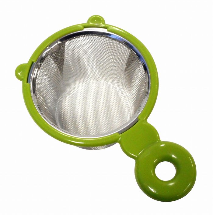 【商品詳細】手にやさしい丸いグリップ。用途：茶こし全長：約110mm幅：約70mm内径：約60mm深さ：約50mm重量：約18g注意：使用用途以外には絶対に使用しないでください。金属部：18-8ステンレススチール【送料について】北海道、沖縄...