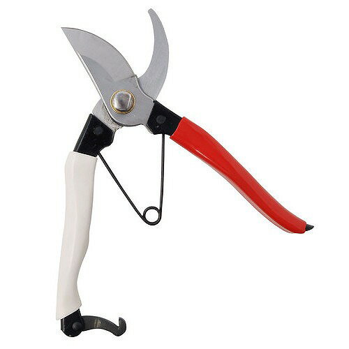 【商品詳細】■手にフィットし疲れにくい樹脂グリップ製です。■用途：芽切・枝切り・生花・盆栽・果実の収穫■切断能力目安：直径15mm以下（注意）切断可能な生木の目安は、生木の種類や、季節によって異なります。刃部：SK−5（ハードクロームメッキ...