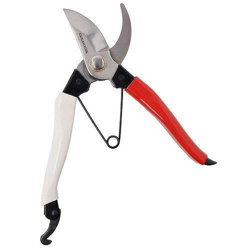 【商品詳細】■手にフィットし疲れにくい樹脂グリップ製です。■用途：芽切・枝切り・生花・盆栽・果実の収穫■切断能力目安：直径15mm以下（注意）切断可能な生木の目安は、生木の種類や、季節によって異なります。刃部：4CR−13、柄部：PVC中国...