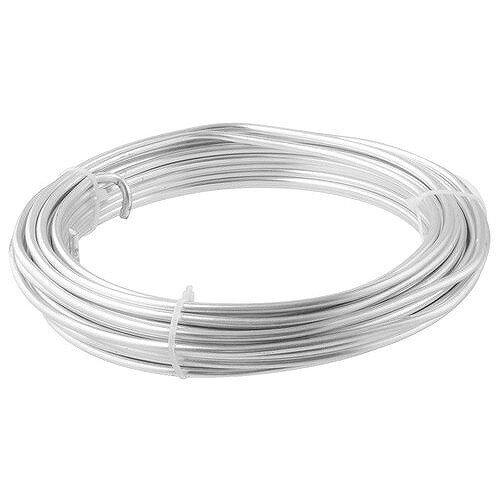 【商品詳細】結束作業に。サイズ：4．0mm重量：400g長さ（約）：11m色：白（シルバー）中国製【送料について】北海道、沖縄、離島は送料を頂きます。