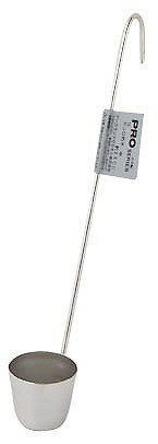 【商品詳細】全長：約225mm外径：約37mm容量：約25cc柄長：約190mmステンレス鋼日本製【送料について】北海道、沖縄、離島は送料を頂きます。