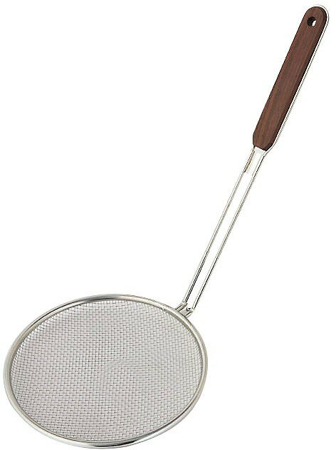 【商品詳細】堅牢性と耐久性を重視し、18−8ステンレス線と板材で柄をしっかりと固定。丈夫で錆びない衛生的な製品です。用途：そばあげ全長：約500mm重量：約238g揚げ部分/直径：約200mm柄長：約350mm金属部分：18-8ステンレス日...