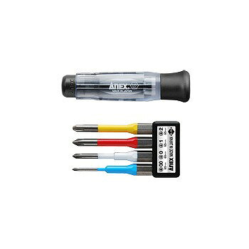 【商品詳細】6.35mmの電動ドライバービットが使用できる。両頭・片頭ビット、どちらにも対応できます。回転キャップで押し付けながらスムーズに回せます。用途：パソコン、カメラ、プラモデル、模型、精密機器などの組立・分解・調整作業等ハンドル全長...